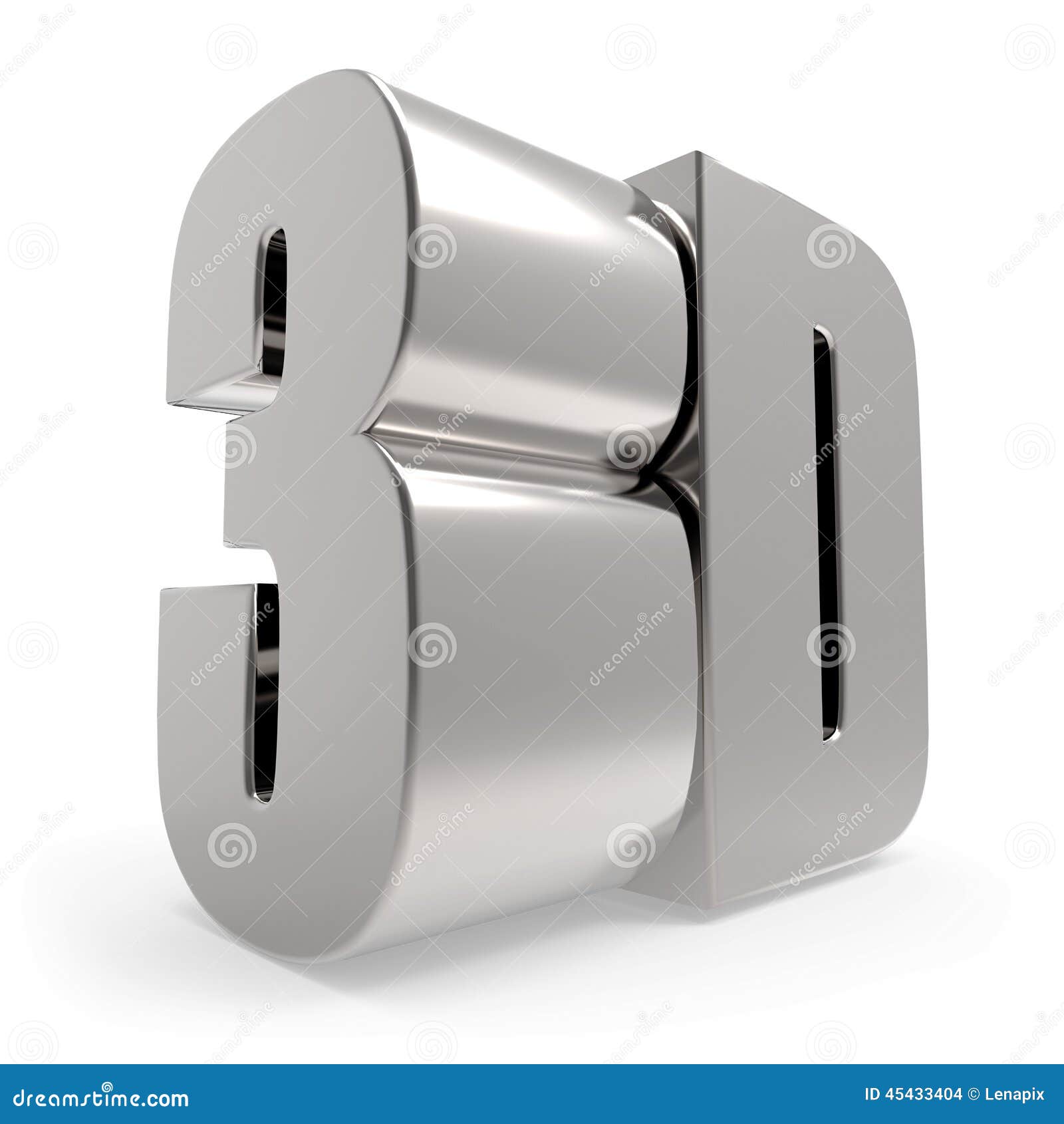 3D metal sign stock illustration. Illustration of rendering - 45433404