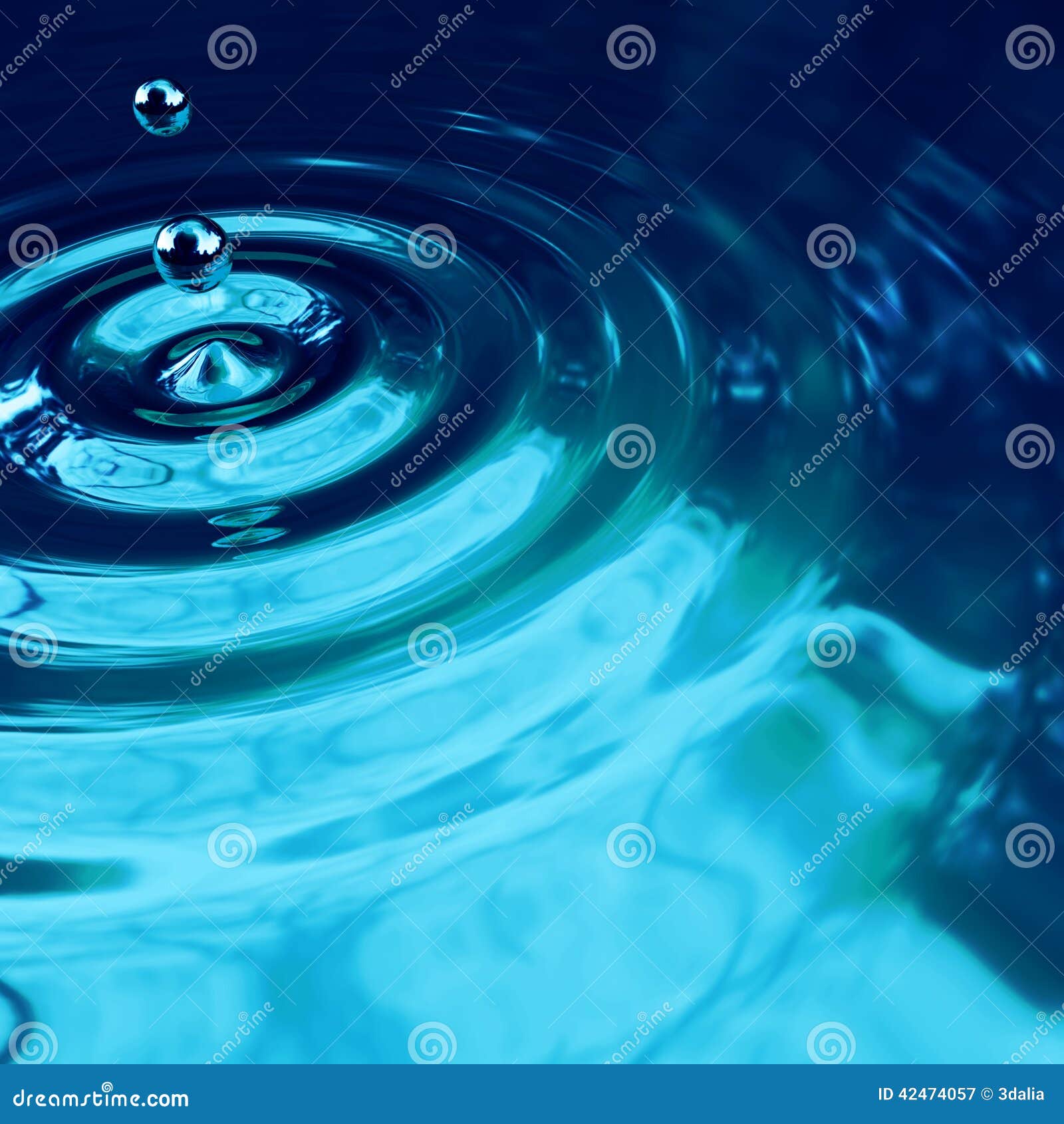 3d Metallic ripples stock illustration. Illustration of disturbance ...