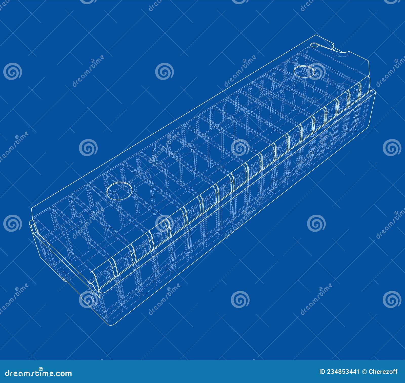 3D Microchip. 3d Illustration Stock Illustration - Illustration of ...
