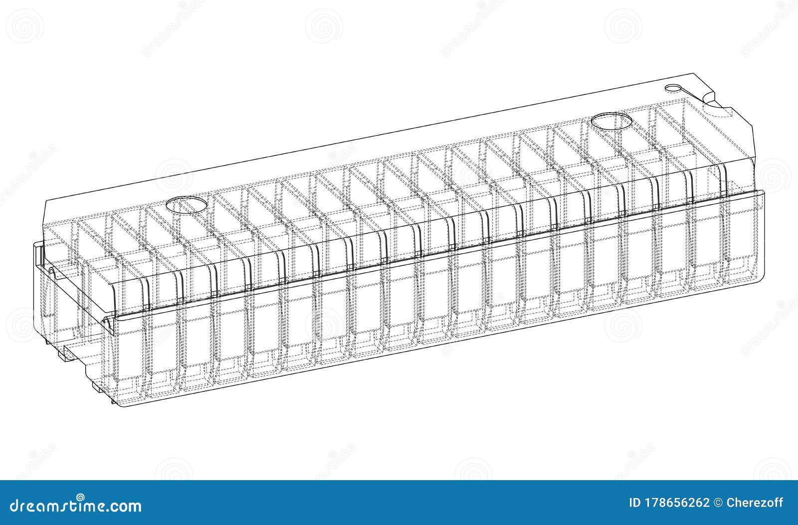 3D Microchip. Vector Rendering of 3d Stock Vector - Illustration of ...
