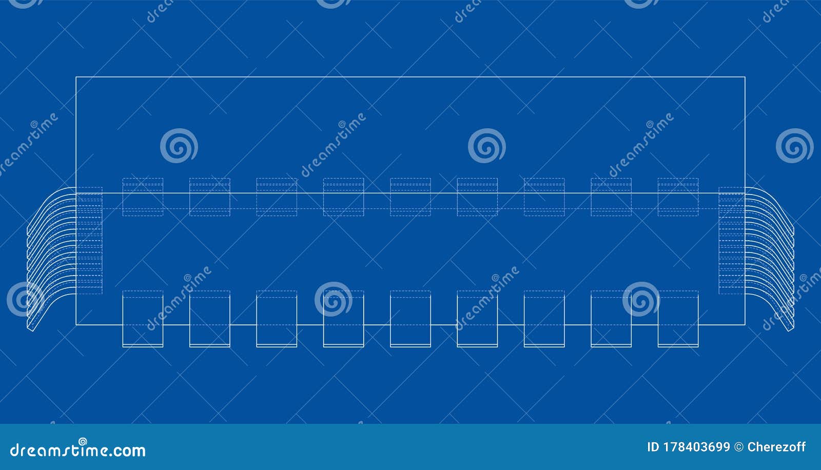 3D Microchip. Vector Rendering of 3d Stock Vector - Illustration of ...