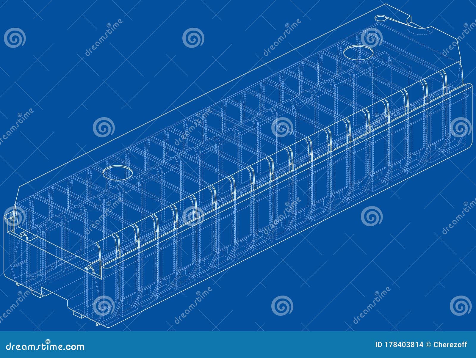 3D Microchip. Vector Rendering of 3d Stock Vector - Illustration of ...