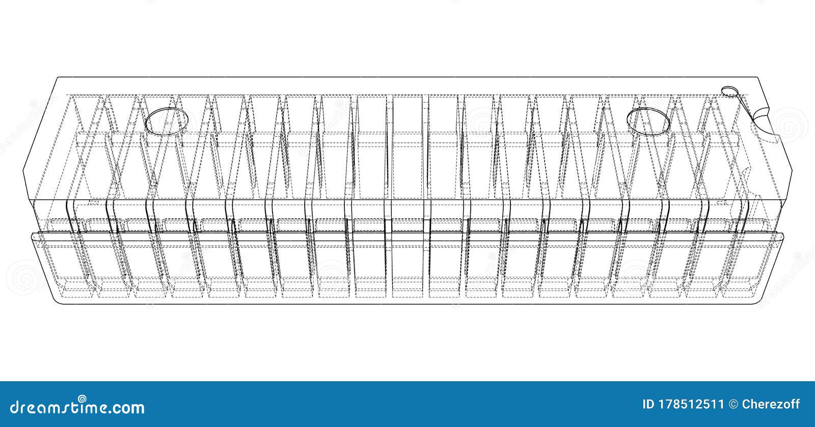 3D Microchip. Vector Rendering of 3d Stock Vector - Illustration of ...