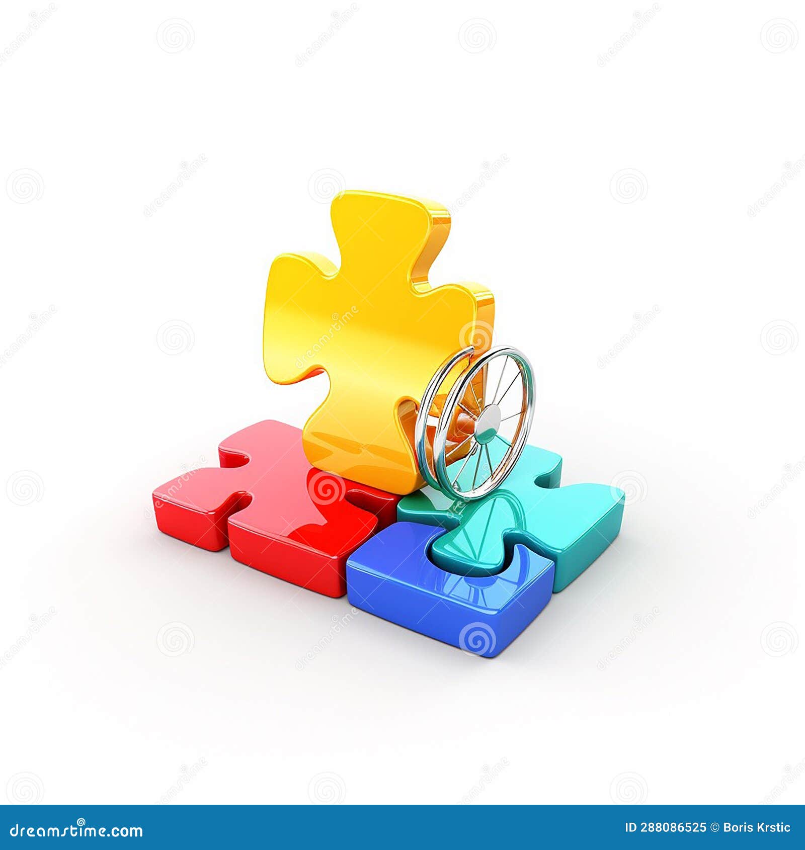 3D Minimal Inclusion and Diversity Icon Stock Illustration ...