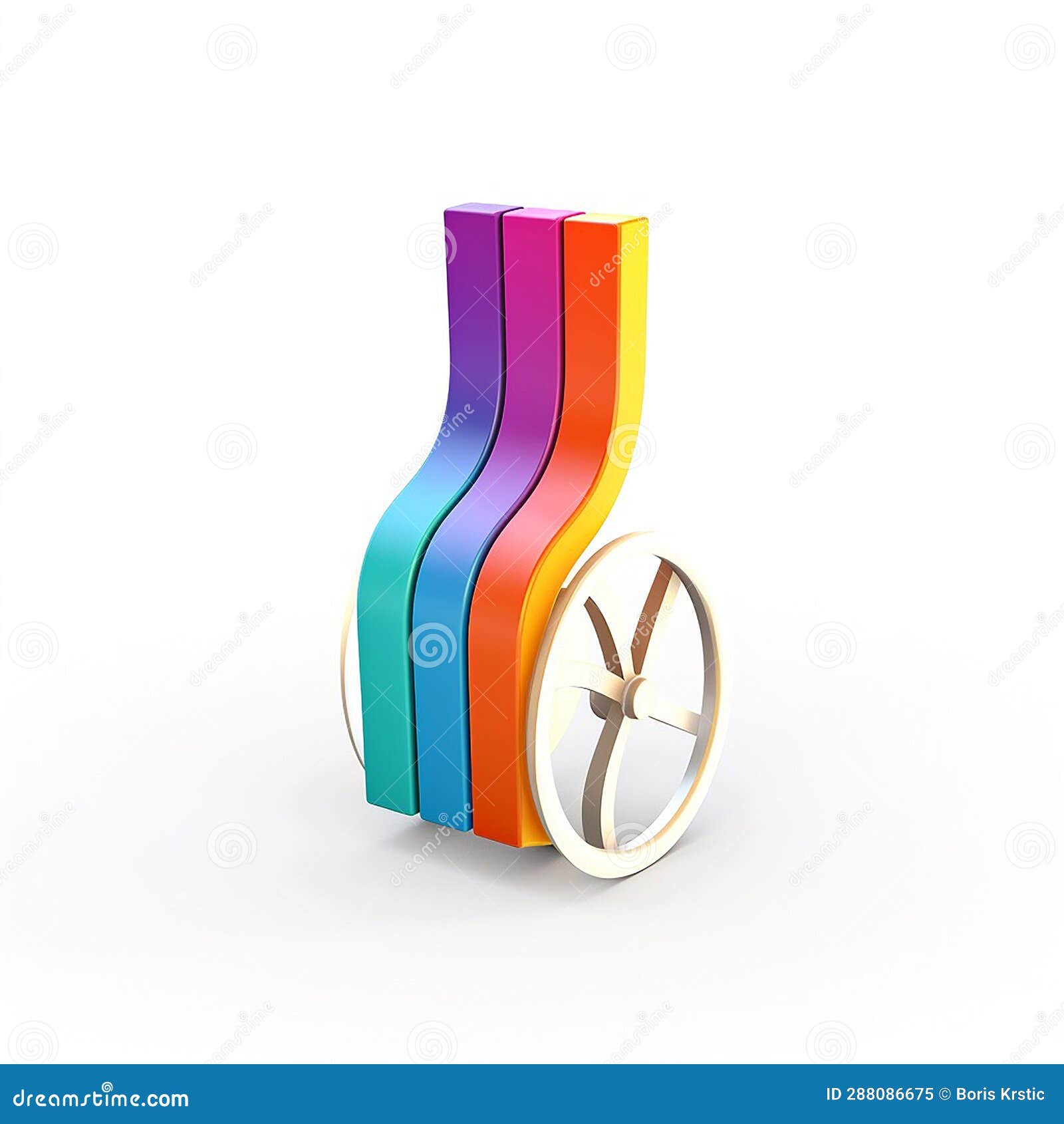 3D Minimal Inclusion and Diversity Icon Stock Illustration ...