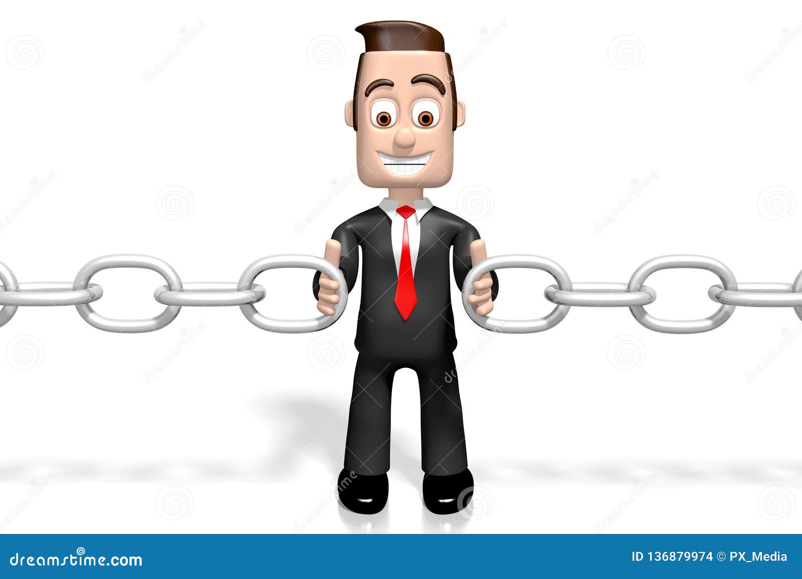 Businessman Missing Target Color Illustration Cartoon Vector ...