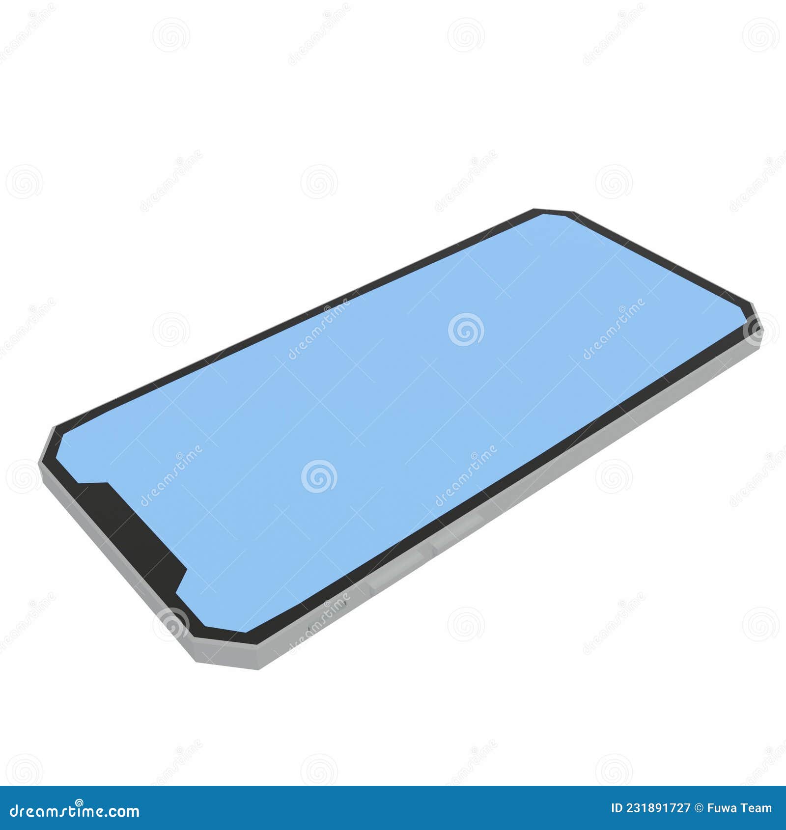 3D Mobile Phone Illustration Stock Illustration - Illustration of ...
