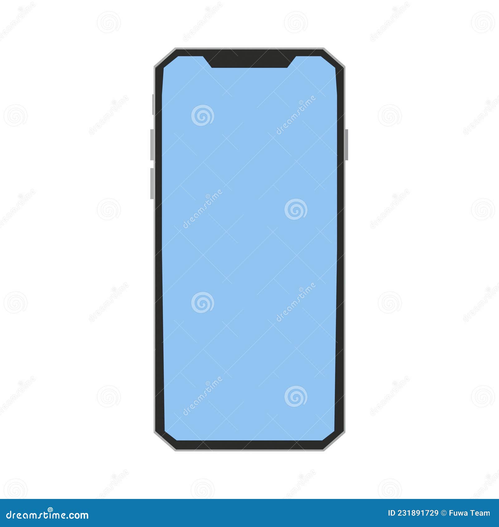 3D Mobile Phone Illustration Stock Illustration - Illustration of ...