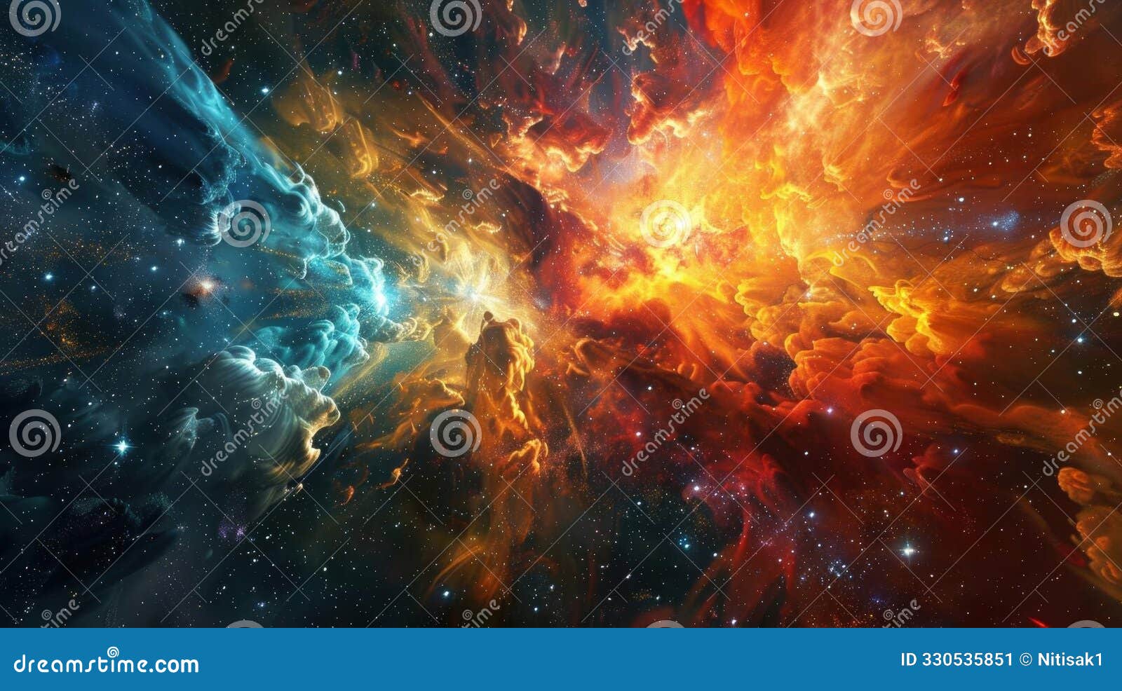 3D Model Abstract Art of Celestial Abstract Artwork Capturing the ...