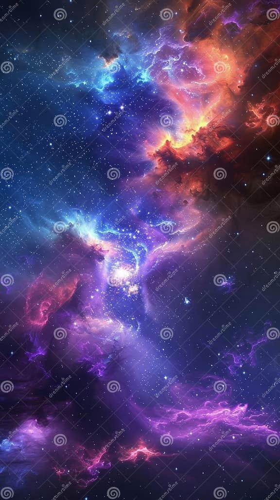 3D Model Abstract Art of Celestial Abstract Artwork Capturing the ...