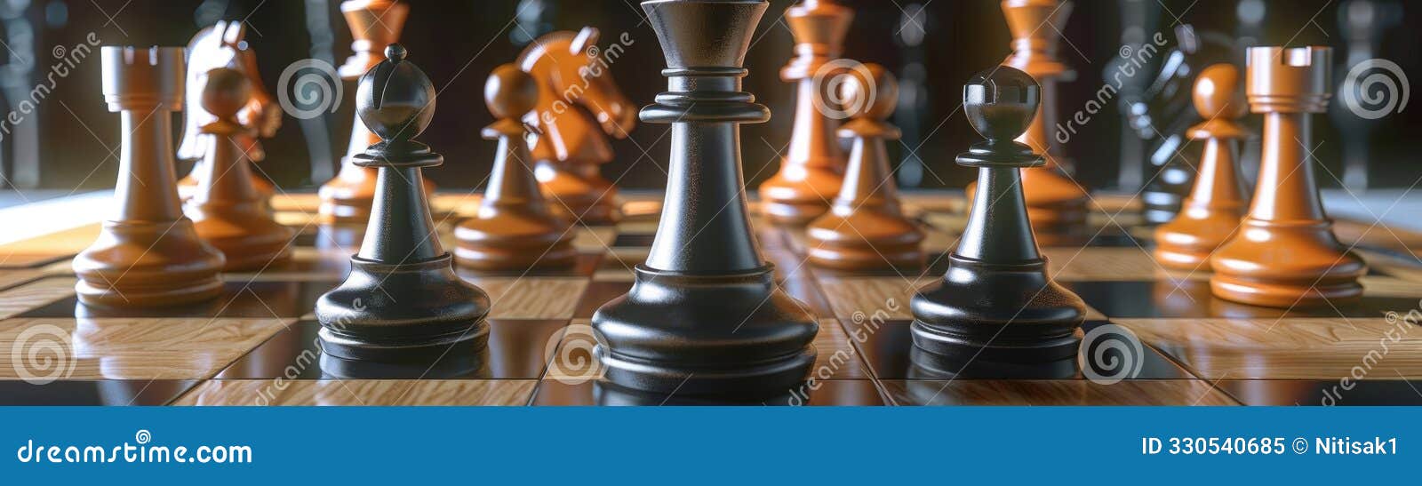 3D Model Abstract Art Of Complex Abstract Chess Grandmaster Calculating ...