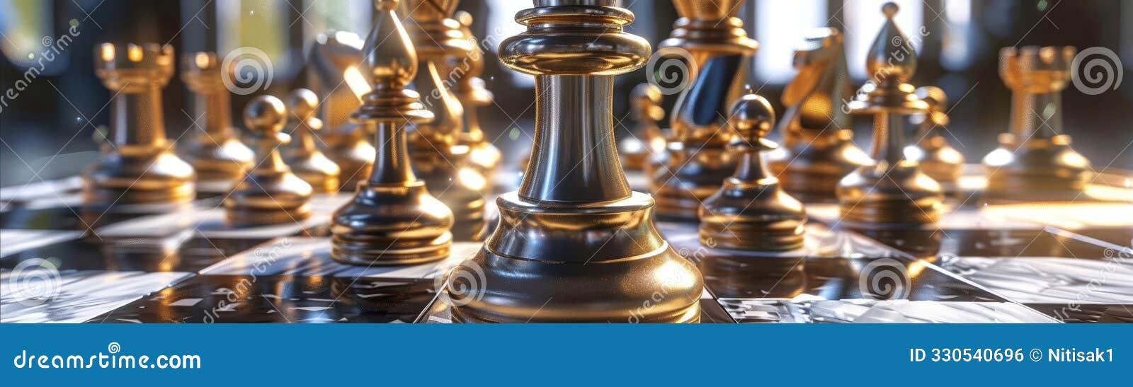 Strategic Maneuver A Man Makes A Decisive Chess Move Stock Photo ...