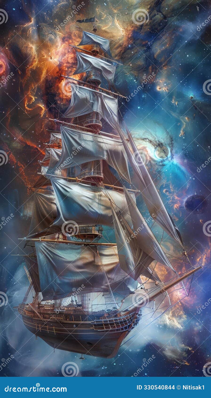 3D Model Abstract Art of Deep Space Abstract Vessel Sculpture Charting ...