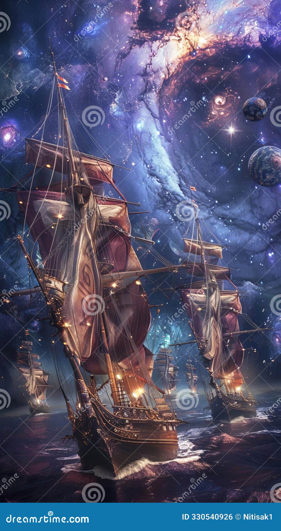 3D Model Abstract Art of Deep Space Abstract Vessel Sculpture Charting ...