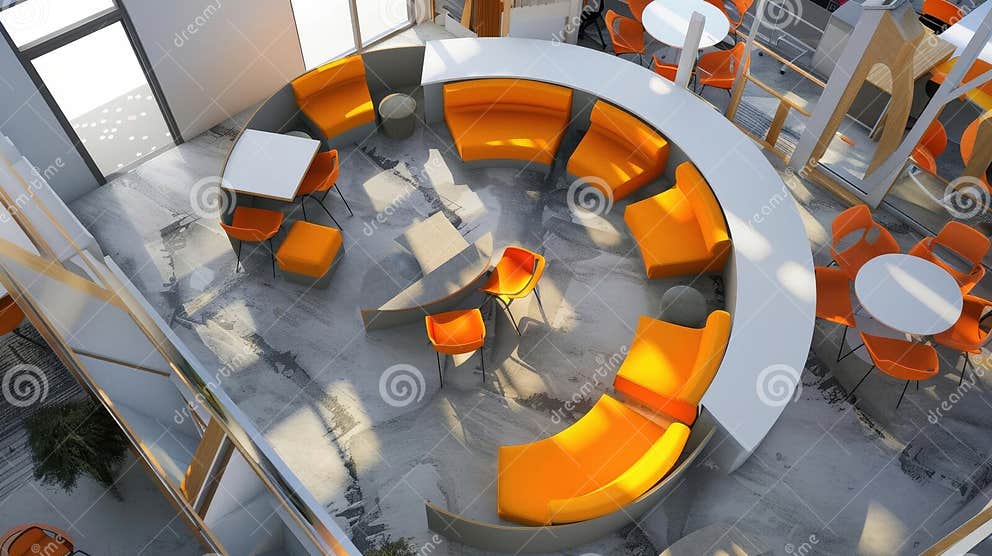 3D Model Abstract Art of Abstract Flexible Open Workspace Inspiring ...