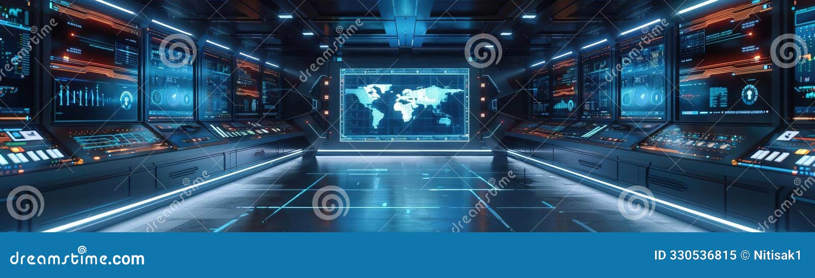 Cybersecurity Command Center With Futuristic Screens Stock Photo ... Cybersecurity Command Center With Futuristic Screens Stock Photo ...