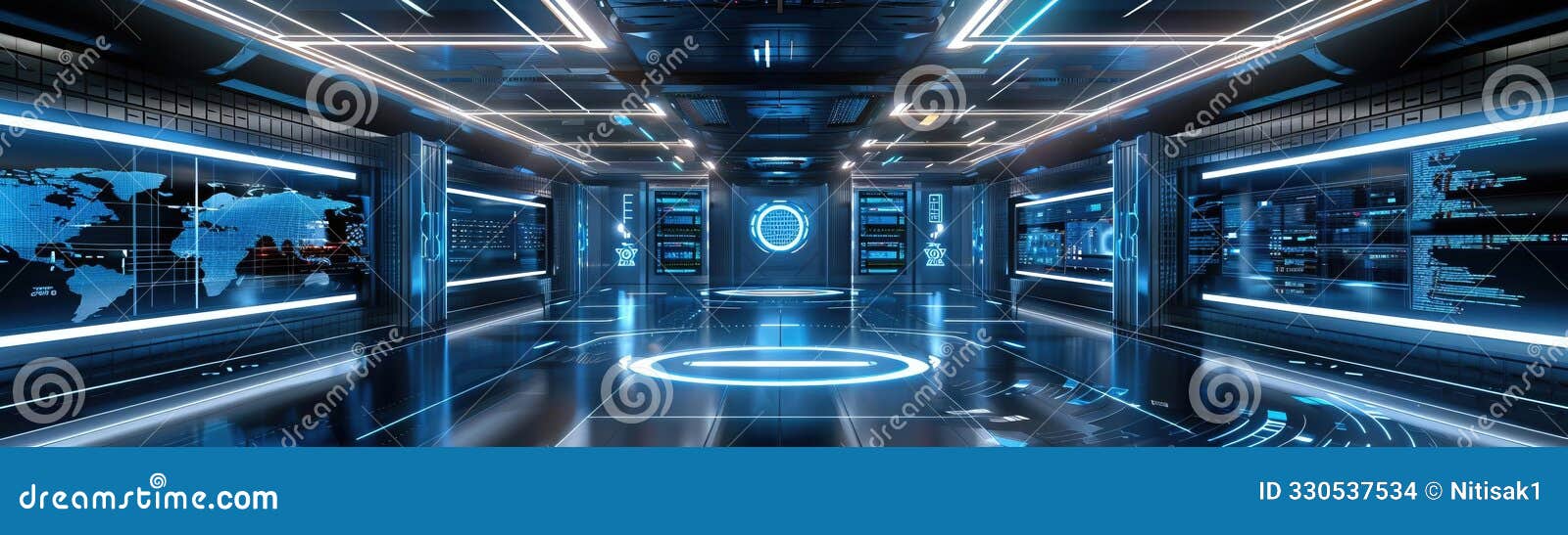 Cybersecurity Command Center With Futuristic Screens Stock Photo ... Cybersecurity Command Center With Futuristic Screens Stock Photo ...