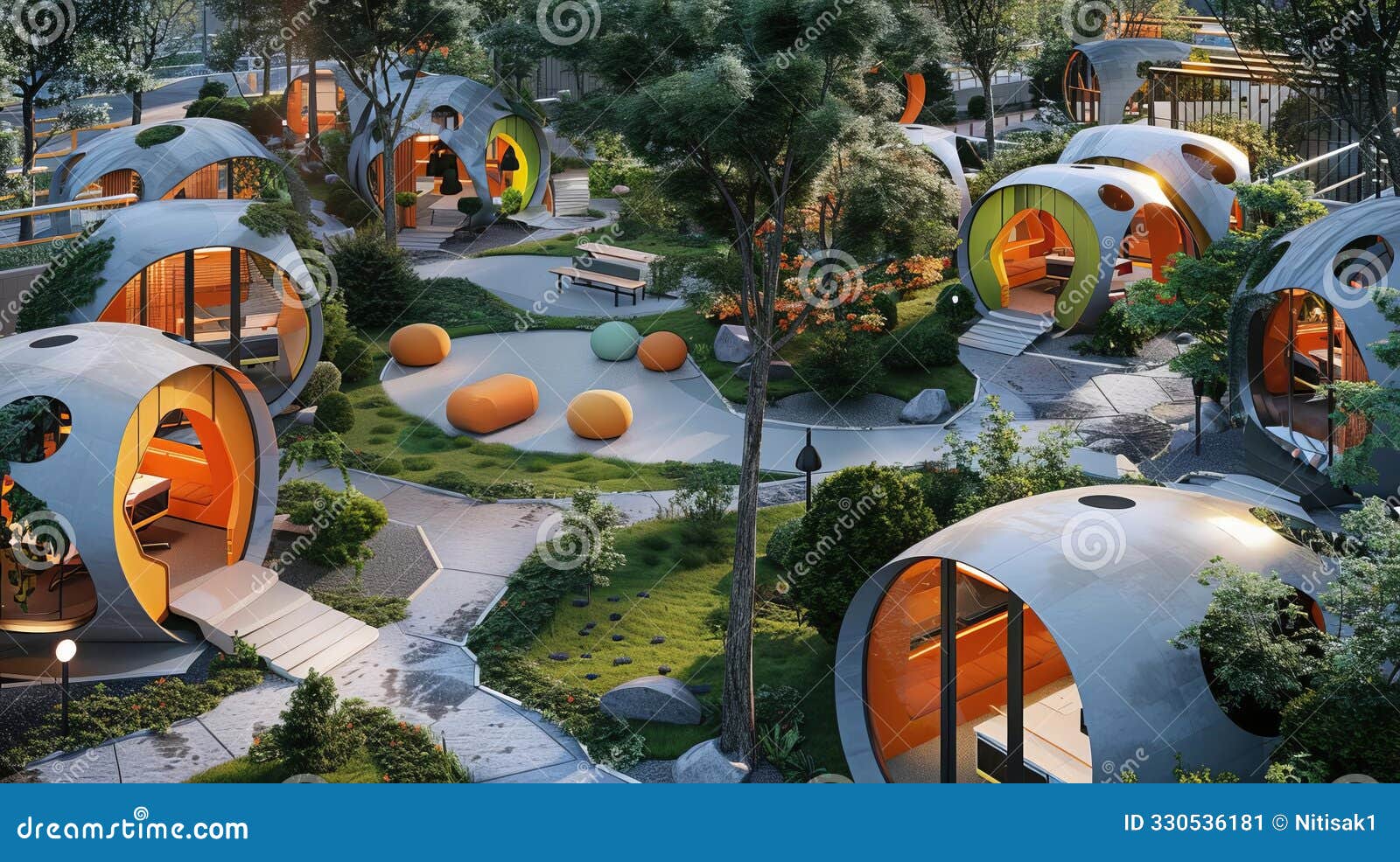 3D Model Abstract Art of Innovative Abstract Workstation Ecosystem ...