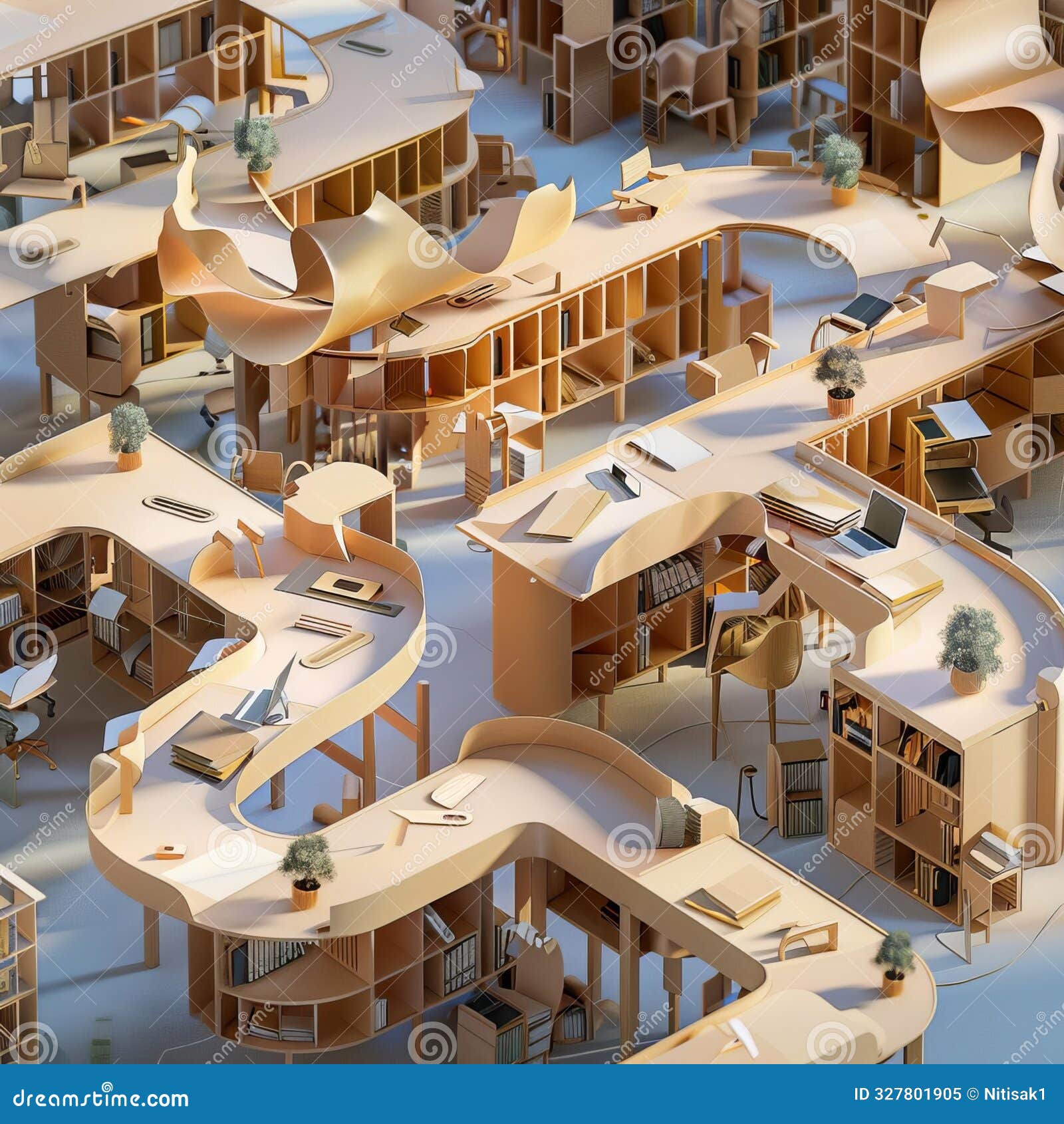 3D Model Abstract Art of Abstract Multidisciplinary Collaborative ...