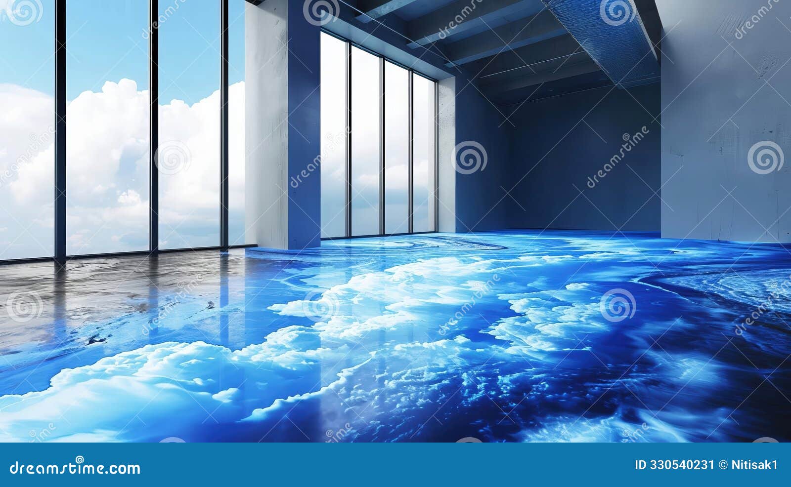 3D Model Abstract Art of Abstract Weather Conditions Visualization ...