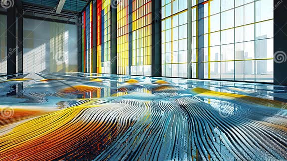 3D Model Abstract Art of Abstract Weather Conditions Visualization ...