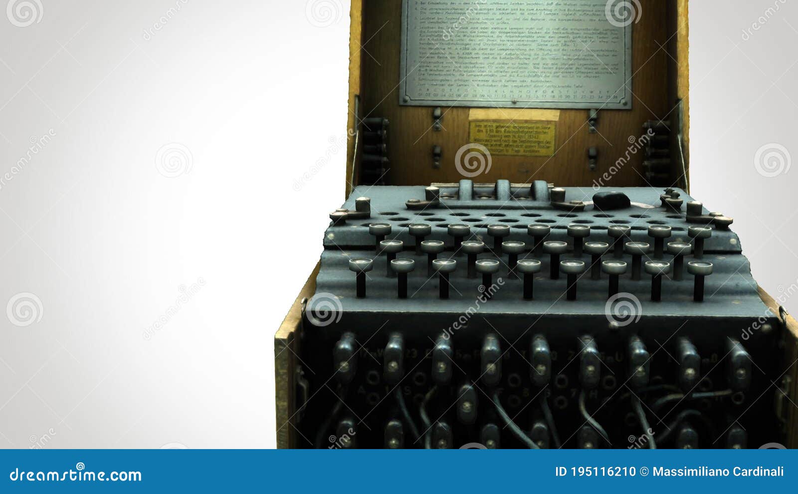 Enigma Machine - Rotation Zoom-out Dx Stock Footage - Video of century ...