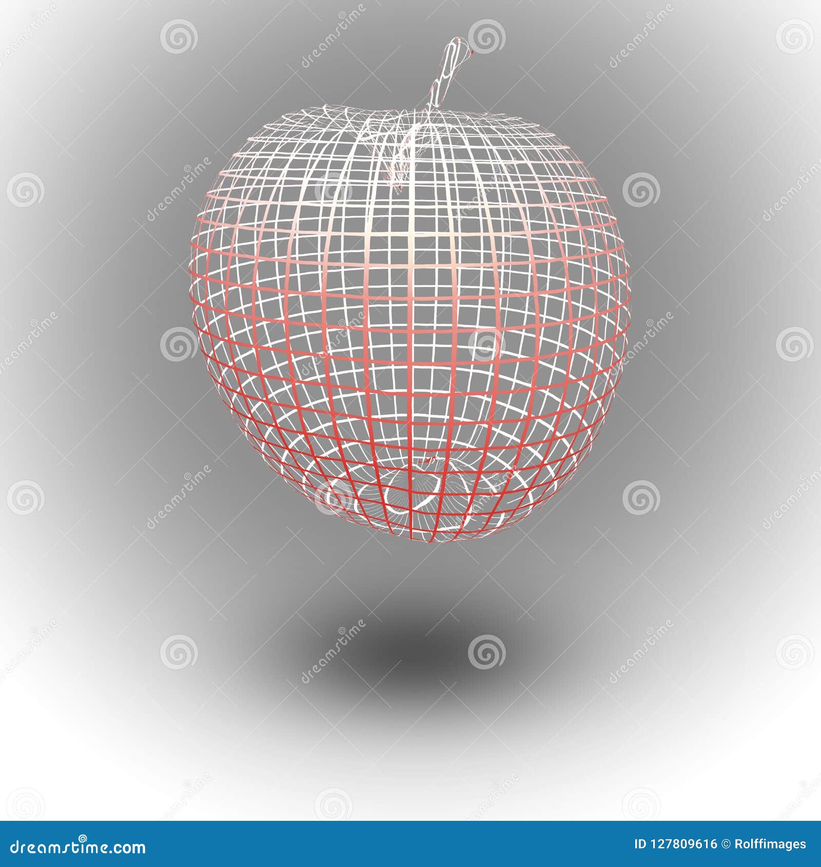 Apple, Model With EPS File Cartoon Vector | CartoonDealer.com #10670301