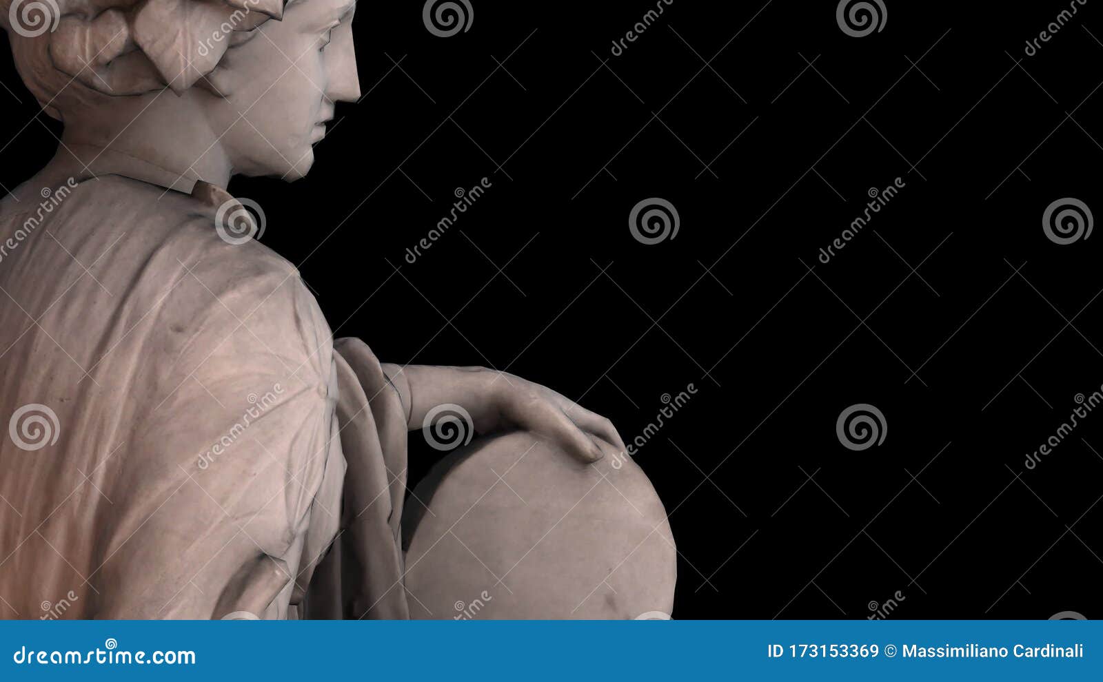 Thalia Muse of Comedy - Rotation Loop - Detail Stock Video - Video of ...