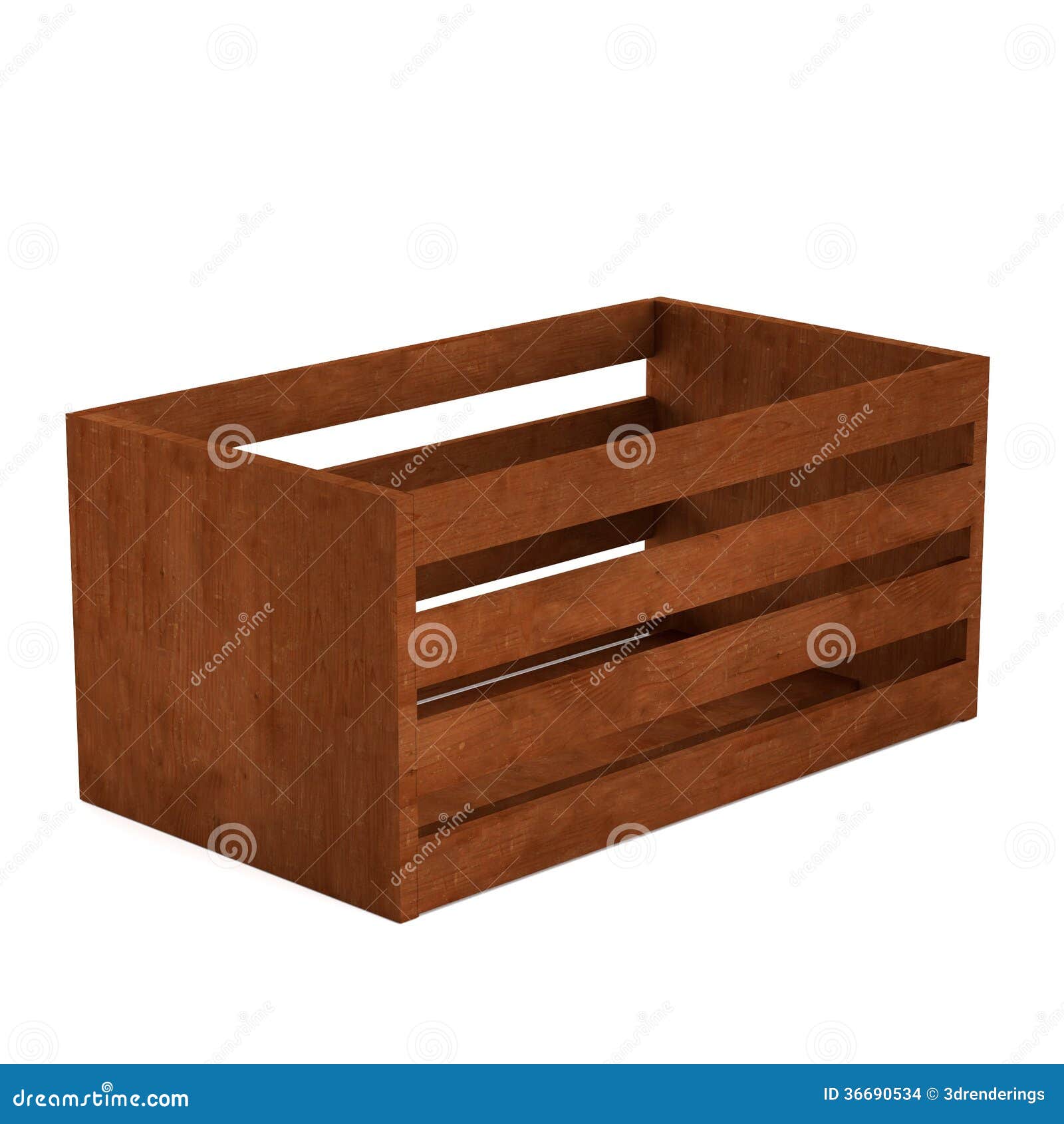 3d Model Of Crate Stock Photo | CartoonDealer.com #36690534
