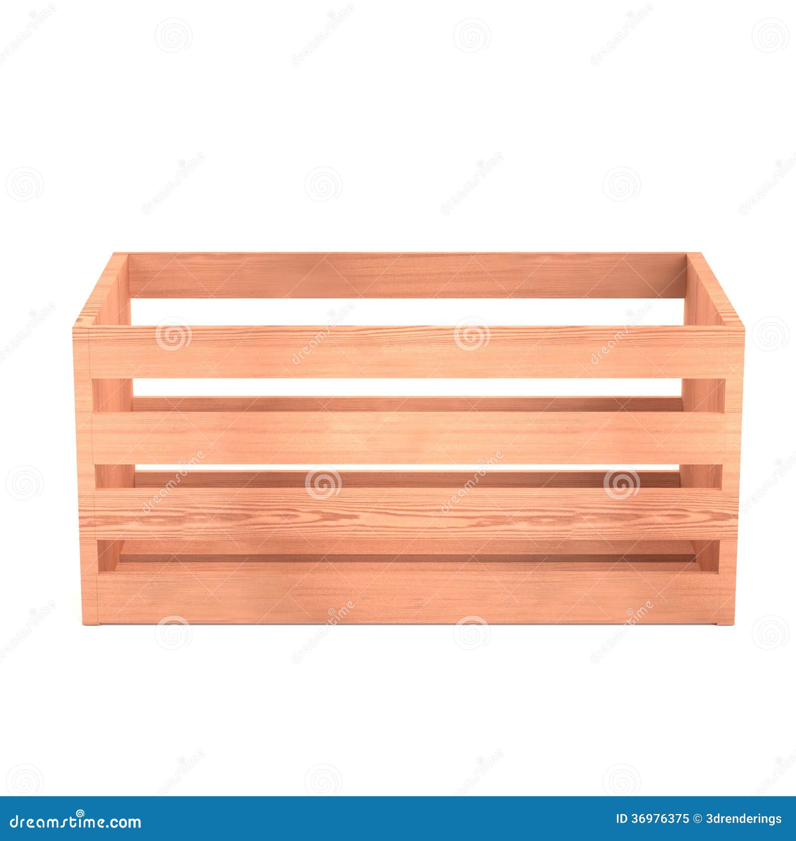 3d model of crate stock illustration. Illustration of cartoon - 36976375
