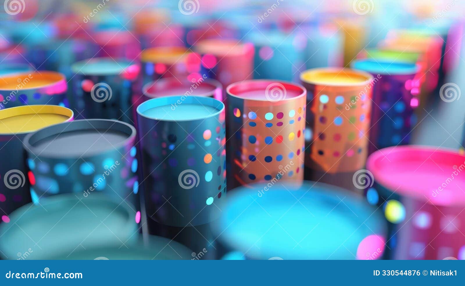 3D Model of a Database Management Icon with Colorful Background ...