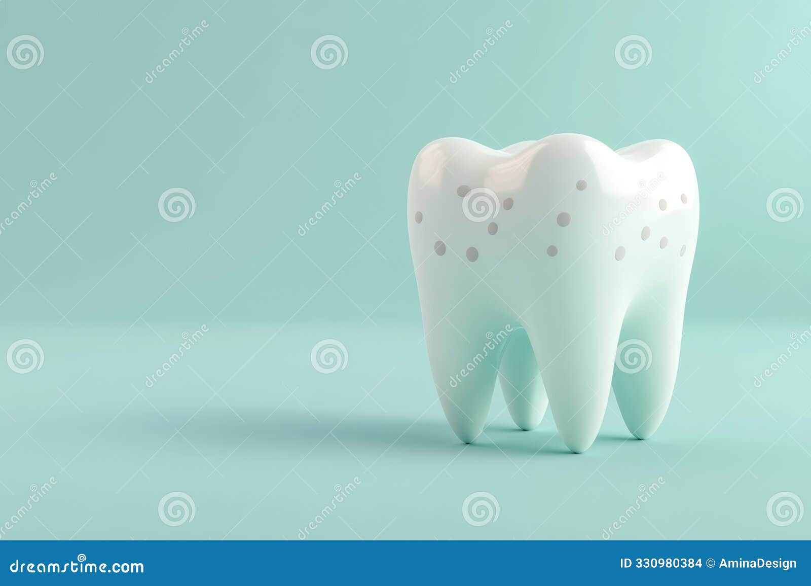 3D Model of a Decayed Tooth with Plaque and Bacteria, Ideal for ...
