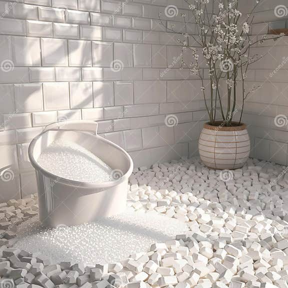 3D Model of Dustfree and Lowtracking Crystal Litters for less Mess ...