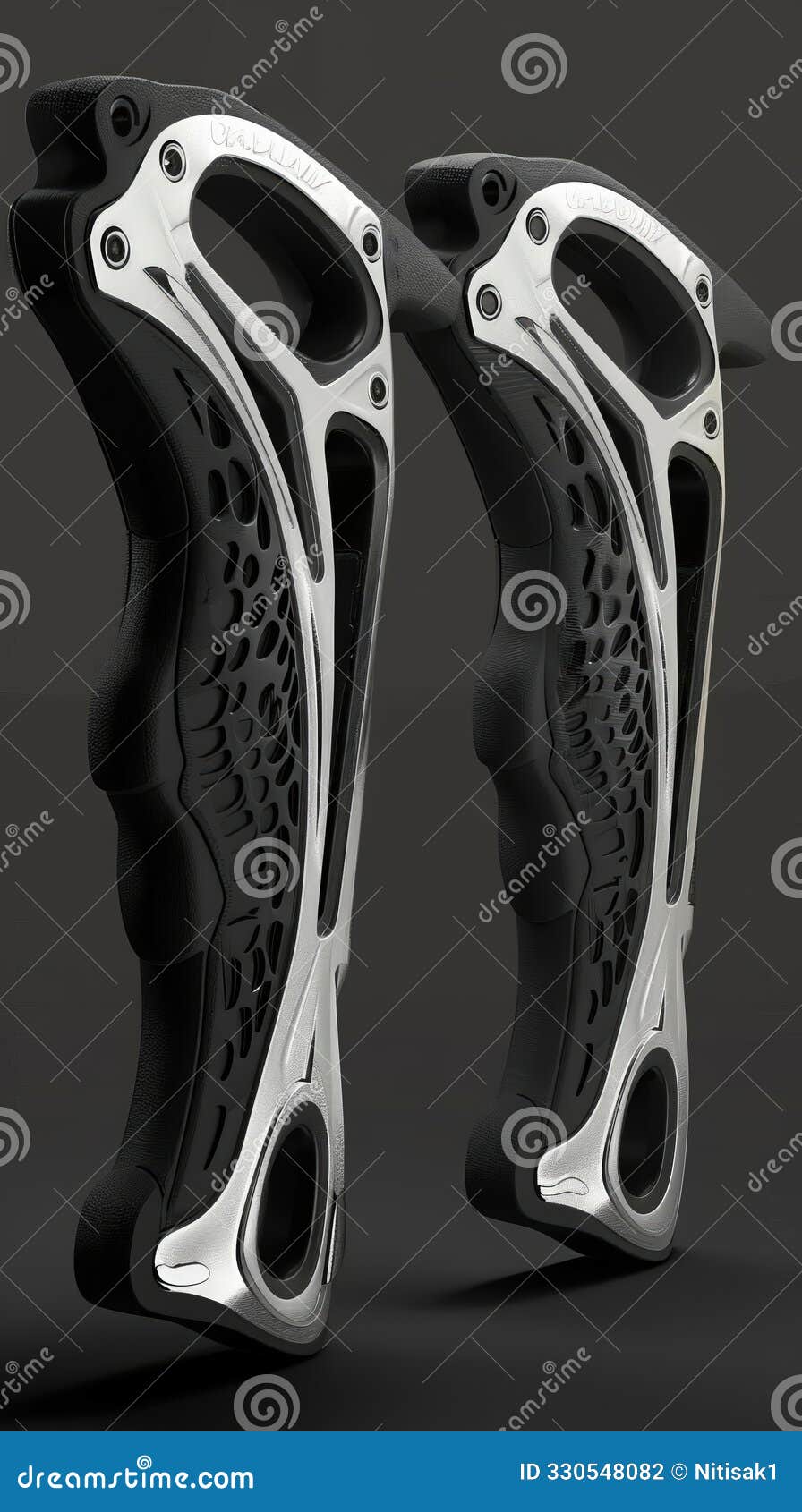 3D Model of Ergonomic Rubberized Grips for Leverage and Slip Resistance ...