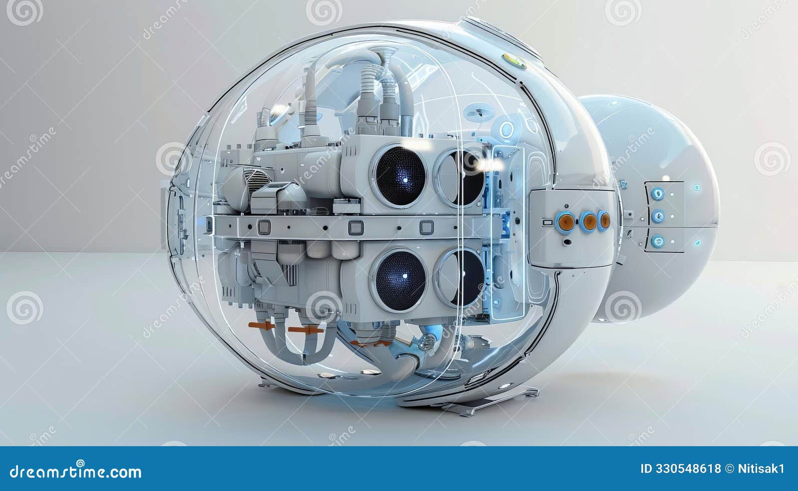 3D Model Of Hubblebubble With Builtin Water Filtration And Purification ...