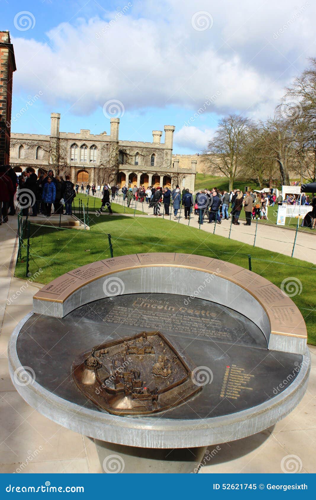 3D Model Infromation Point Inside Lincoln Castle Editorial Image ...