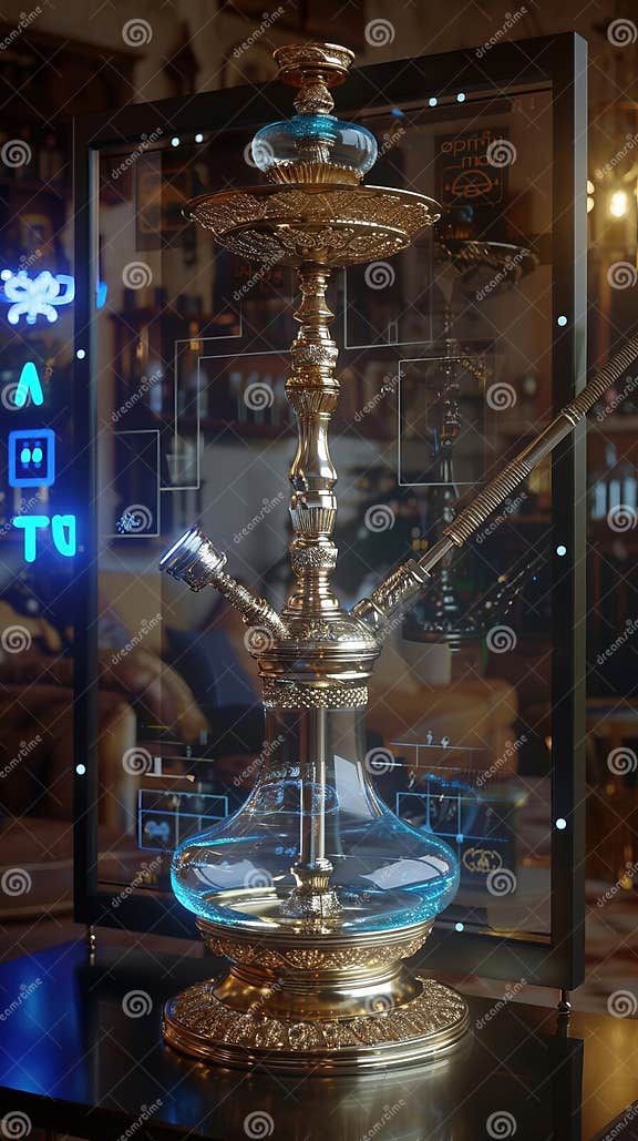 3D Model of Interactive Hookah Display with AR for Visual Customization ...