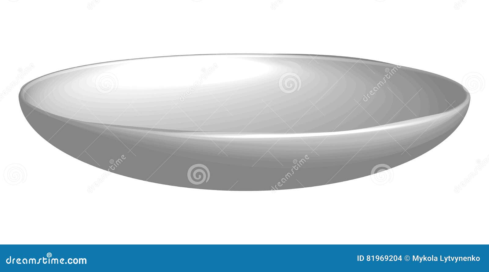3D model plates stock vector. Illustration of restaurant - 81969204
