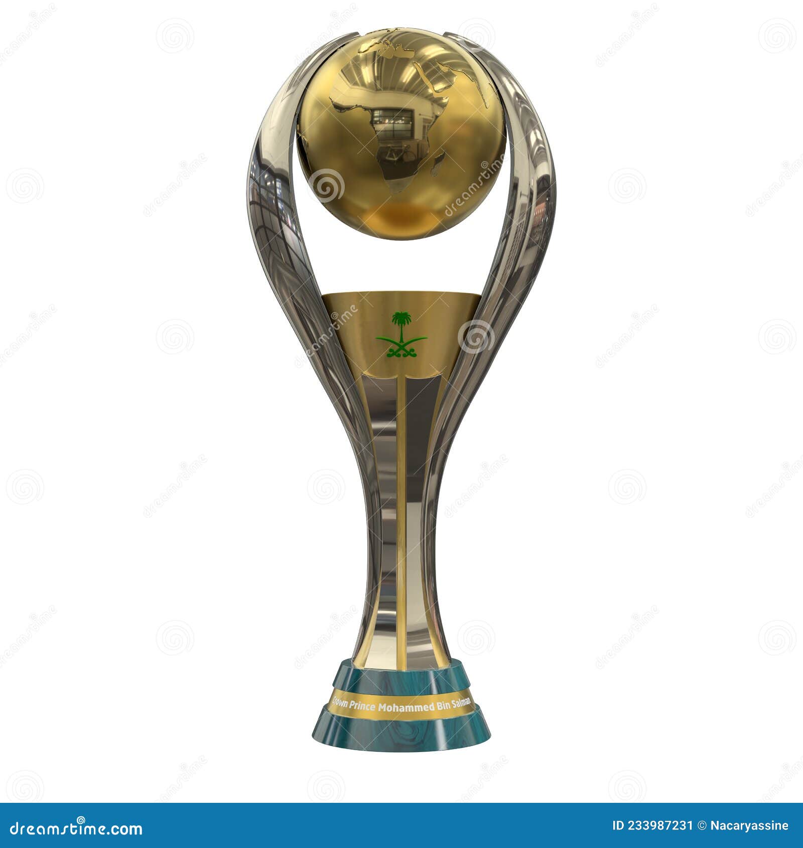 3D Model of Prince Mohammed Bin Salman Trophy Editorial Photo - Image ...