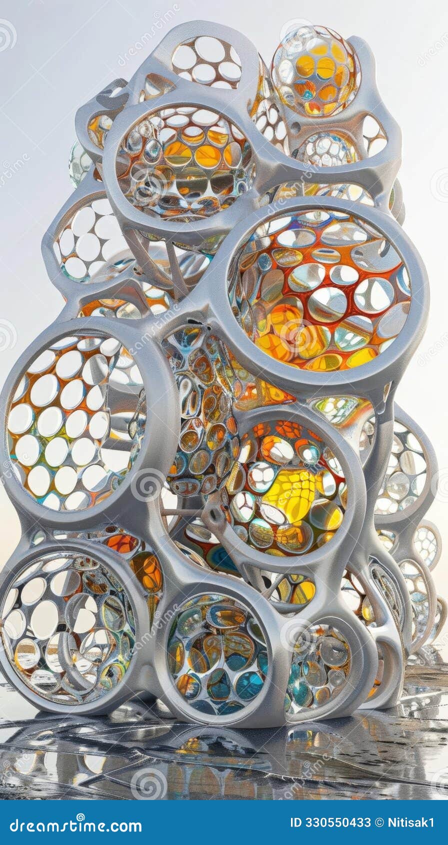 3D Model of Recycled and Sustainable Material Construction Hubblebubble ...