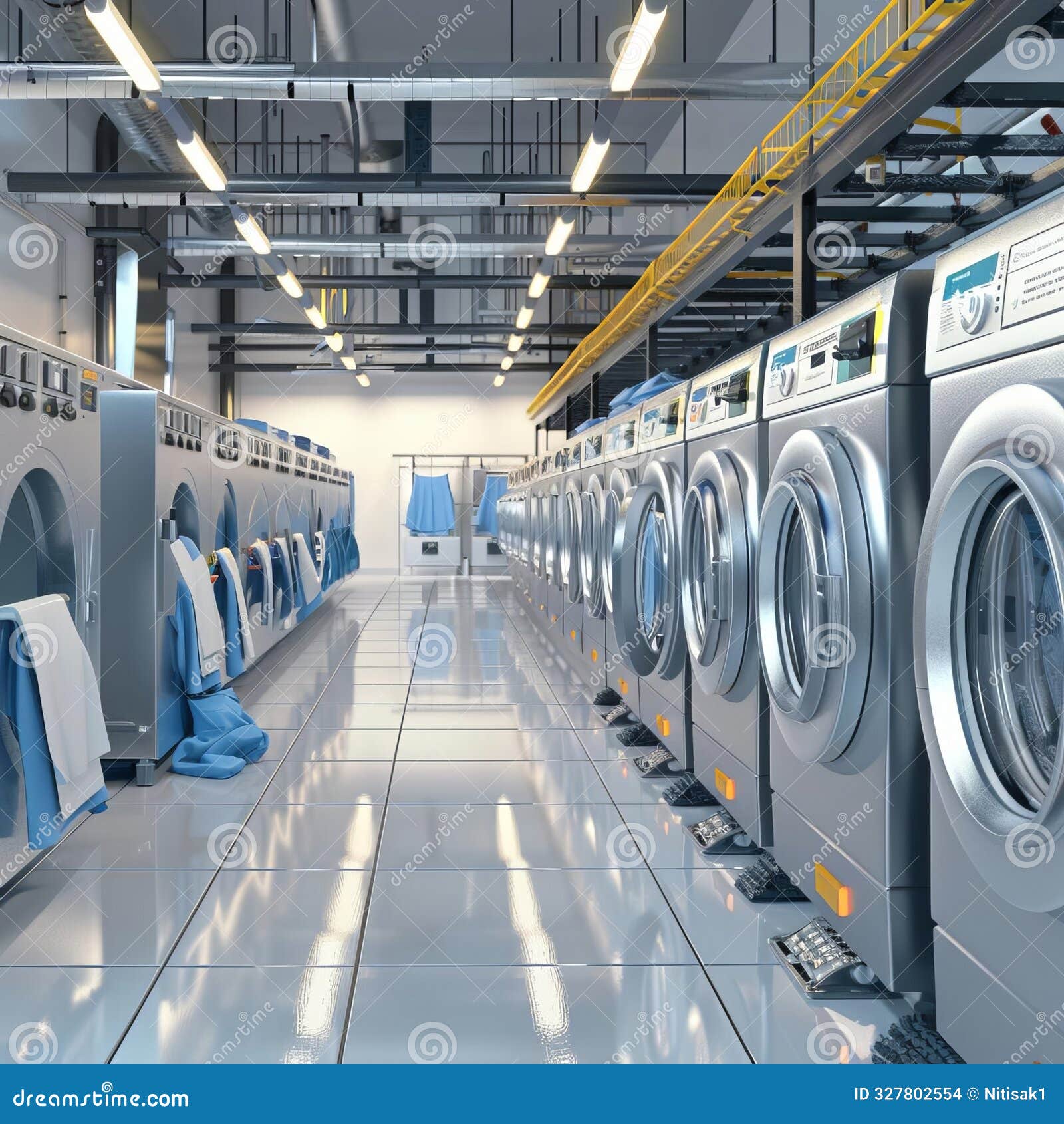 3D Model Of RFID Laundry Tracking For Inventory And Quality Control ...