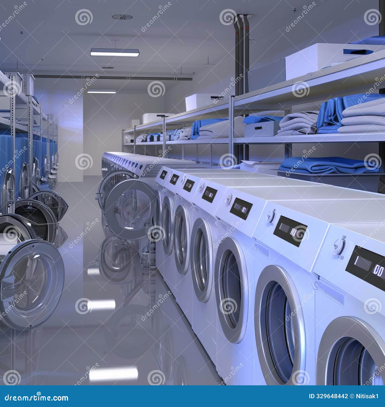 3D Model Of RFID Laundry Tracking For Inventory And Quality Control ...