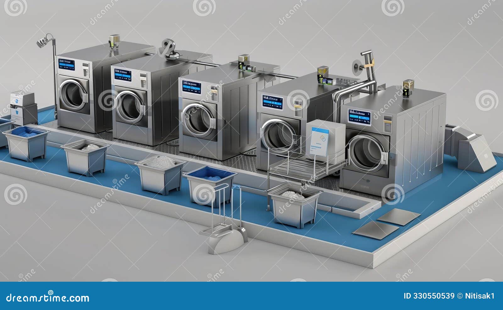 3D Model of RFIDenabled Laundry Tracking for Secure Inventory ...