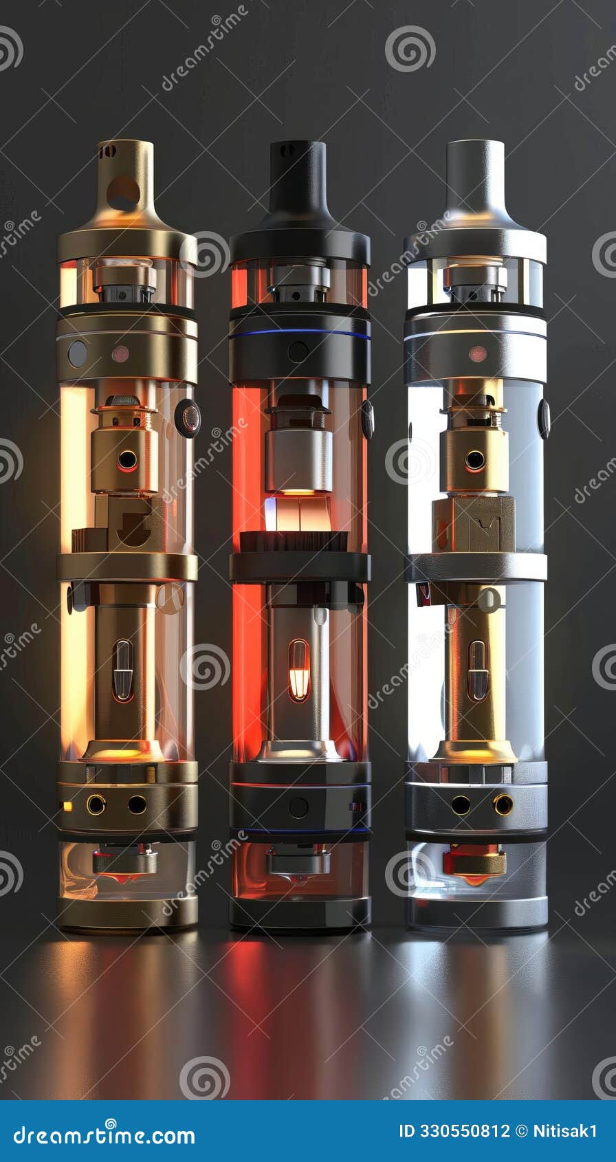 3D Model of Secure Childproof Vape Tanks with Locking Mechanisms Stock ...
