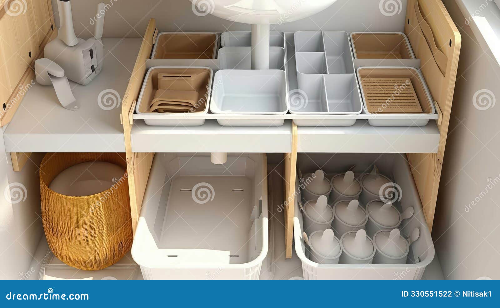 3D Model of Storage Compartments and Accessory Organizers for Litter ...