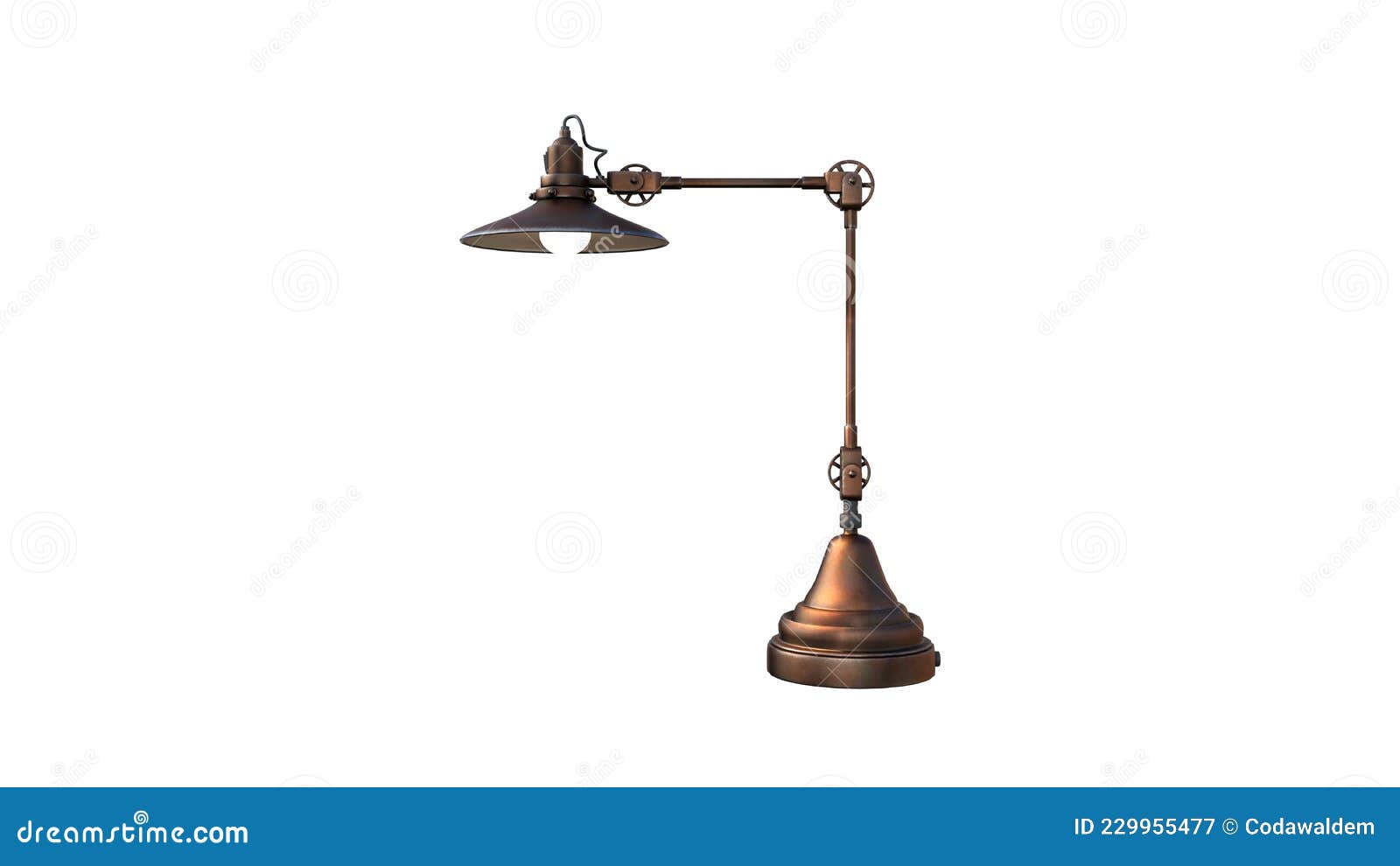 3d Model of a Table Lamp in Different Angles and Poses Rendered for ...