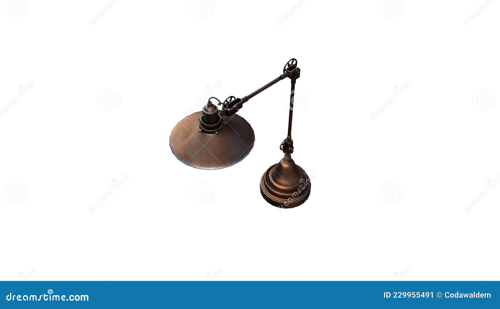 3d Model of a Table Lamp in Different Angles and Poses Rendered for ...