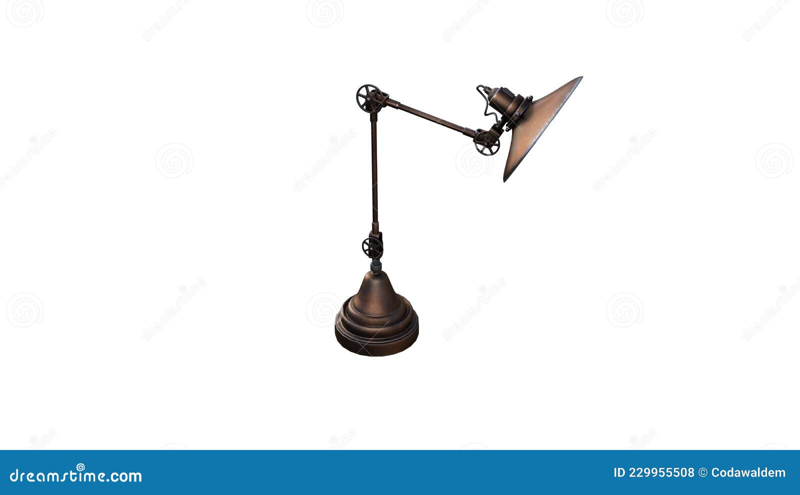 3d Model of a Table Lamp in Different Angles and Poses Rendered for ...