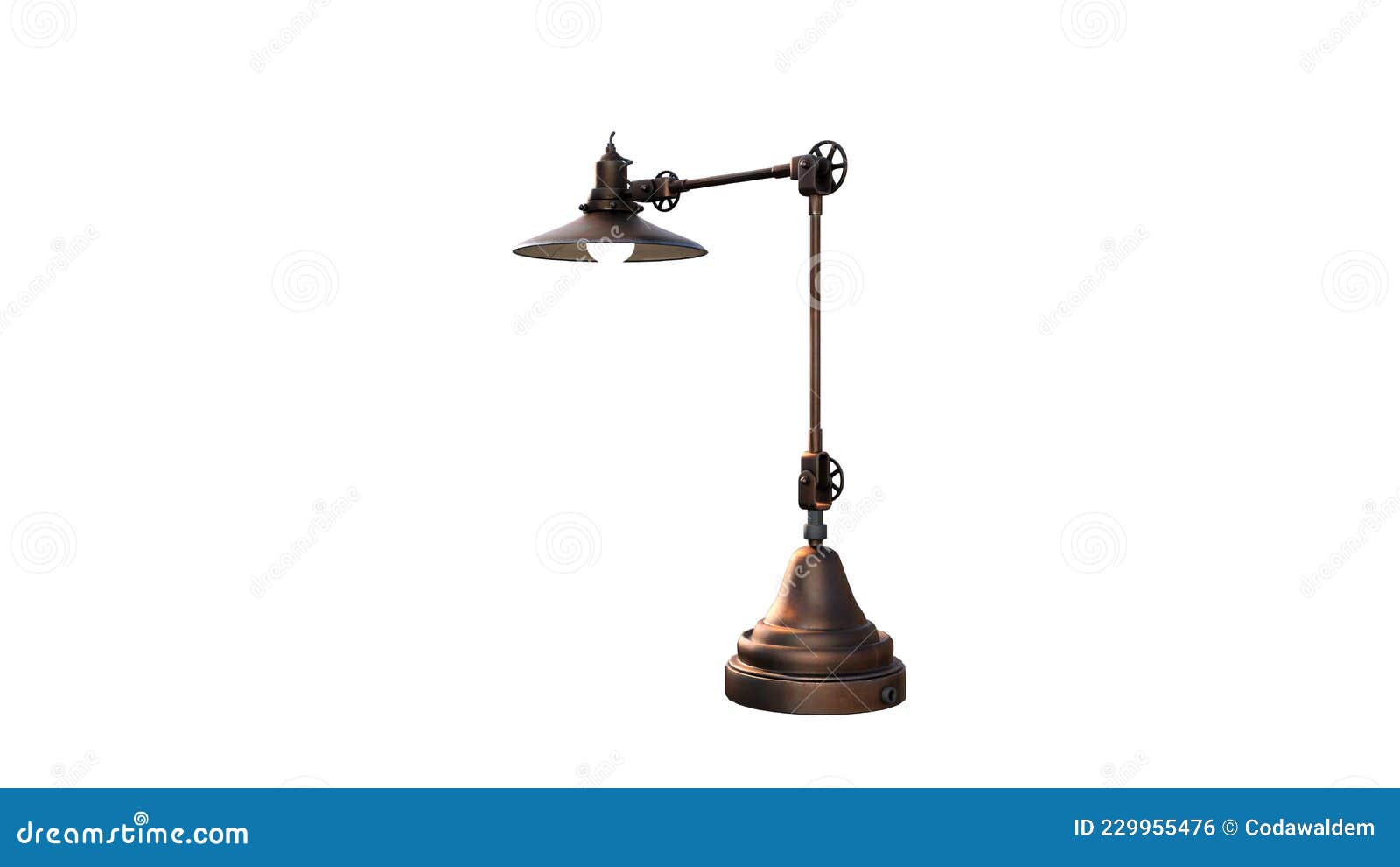 3d Model of a Table Lamp in Different Angles and Poses Rendered for ...