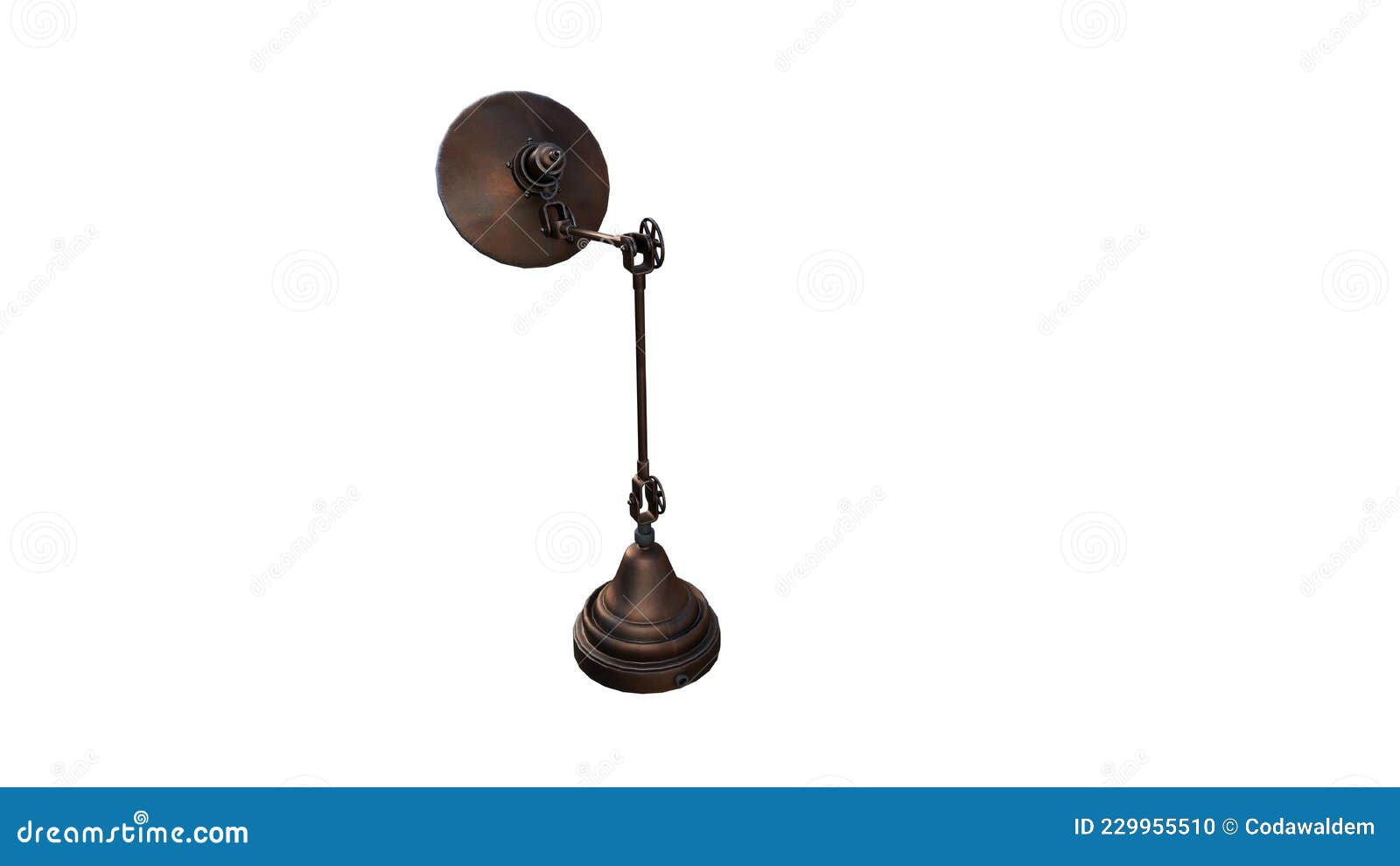 3d Model of a Table Lamp in Different Angles and Poses Rendered for ...